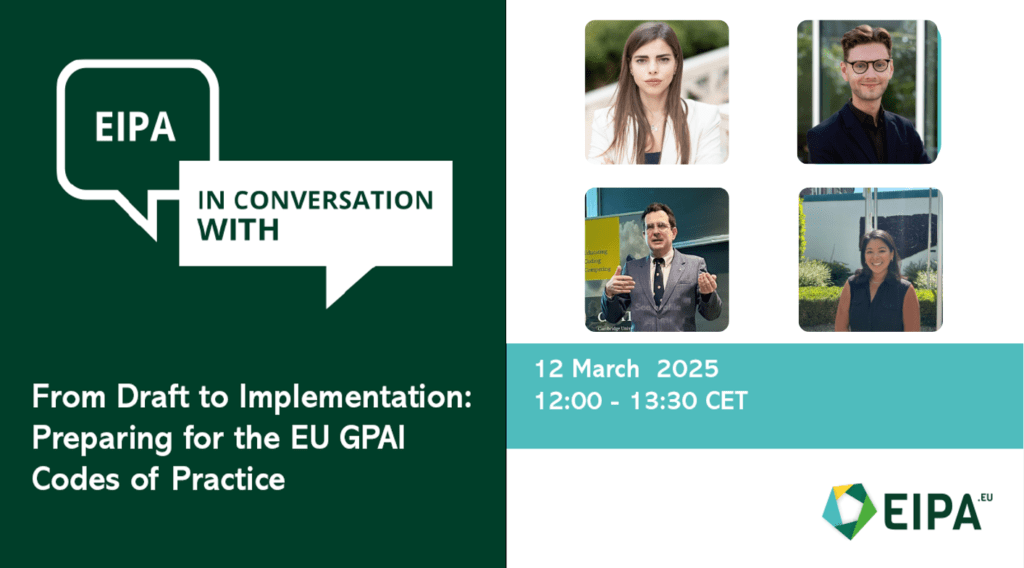 Preparing for the GPAI Codes of Practice - EIPA