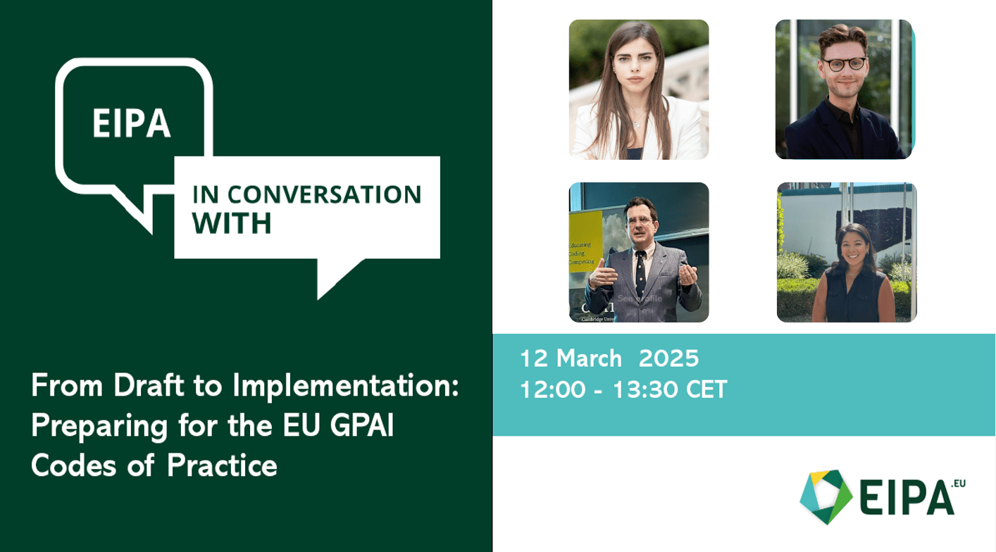 Preparing for the GPAI Codes of Practice - EIPA