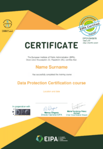EIPA Certification - Eipa